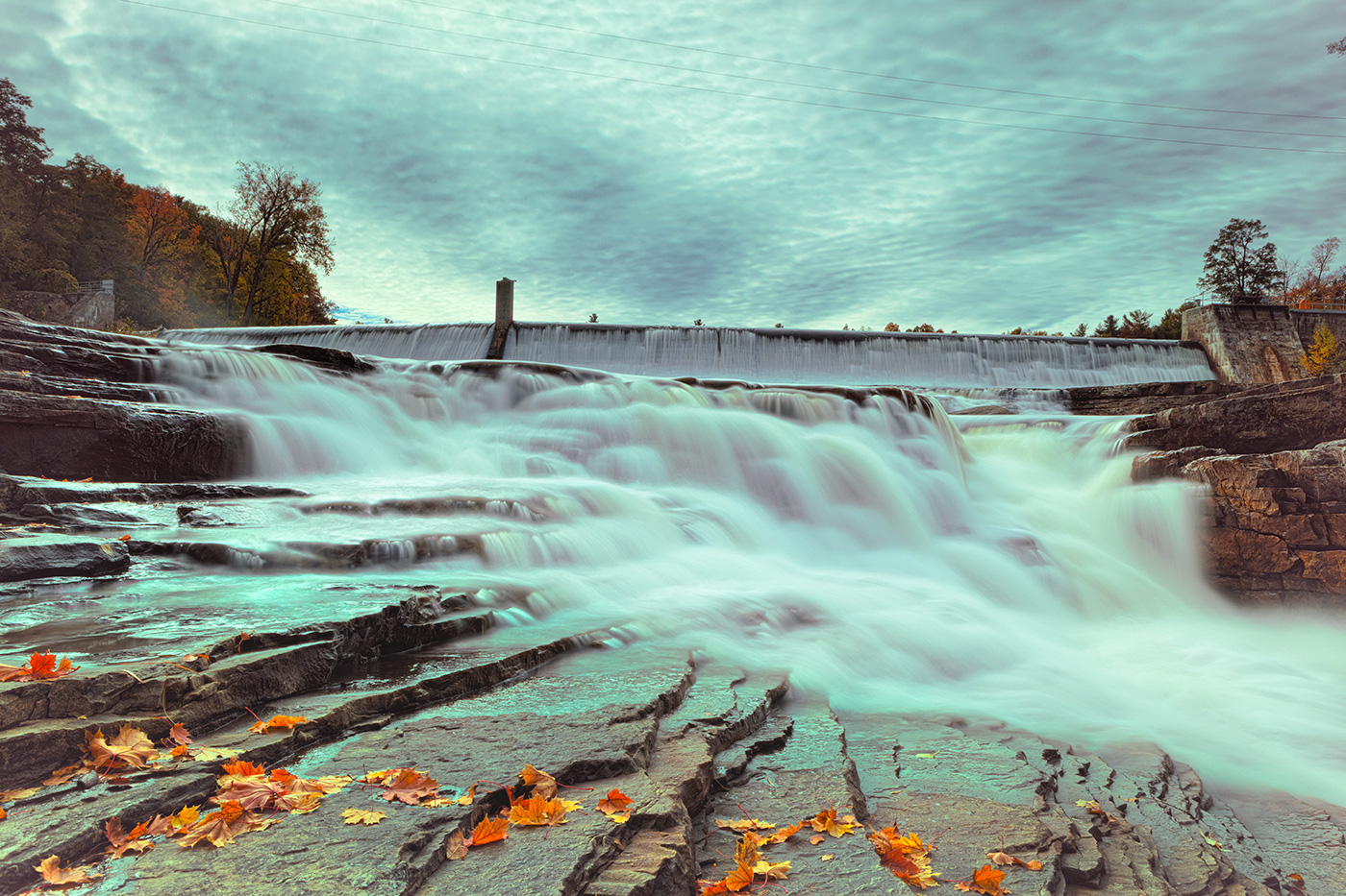 - Ausable Chasm Falls part2 - Sizes 750x500 (29"x 19"), 1184x789 (45"x ...